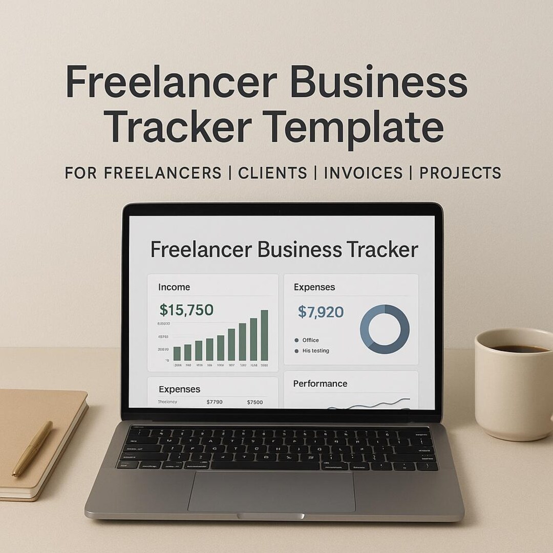 Freelancer Business Tracker Template for Excel and Google Sheets - Etsy