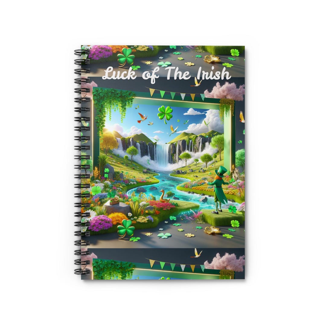 Irish Luck Spiral Notebook - Perfect for St. Patrick's Day, Journal ...