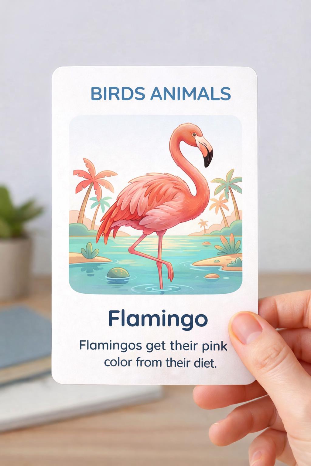 Birds Animal Flashcards | Printable Kids Learning Cards | Montessori ...
