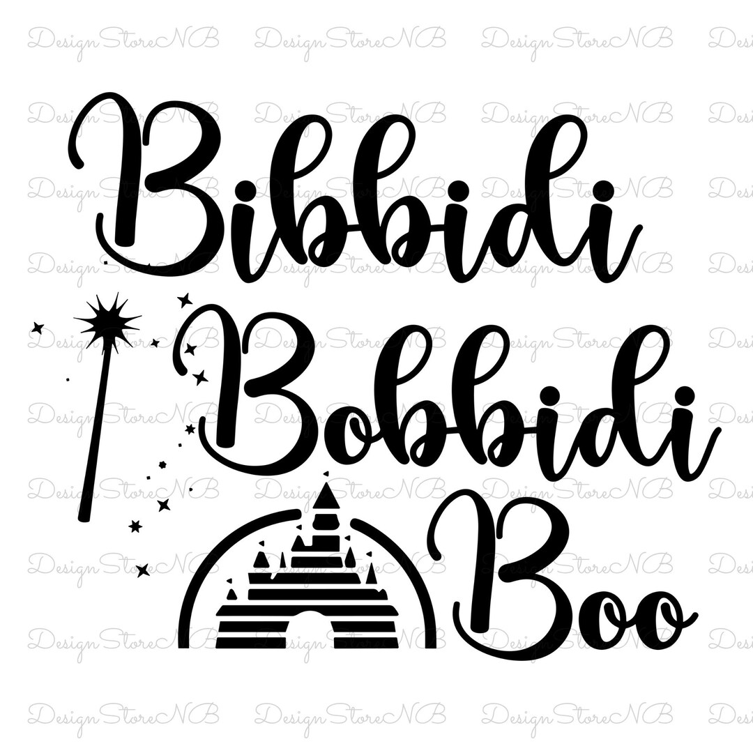 Bibbidi Bobbidi Boo, Disney Princess PNG, Cindirella Png,magic Kingdom ...