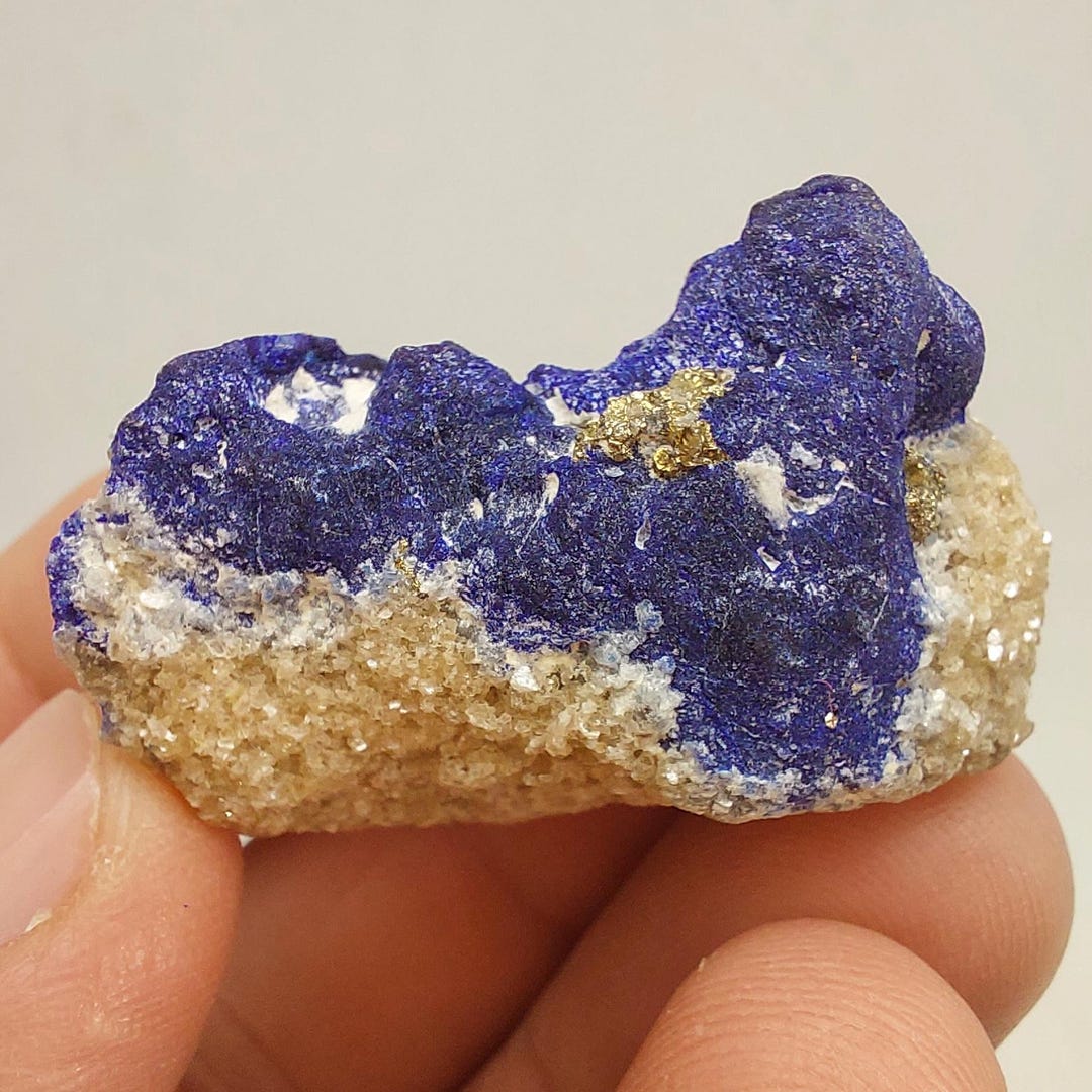 Lazurite / Lapis Lazuli With Pyrite & Muscovite Specimen - From Sar-e ...
