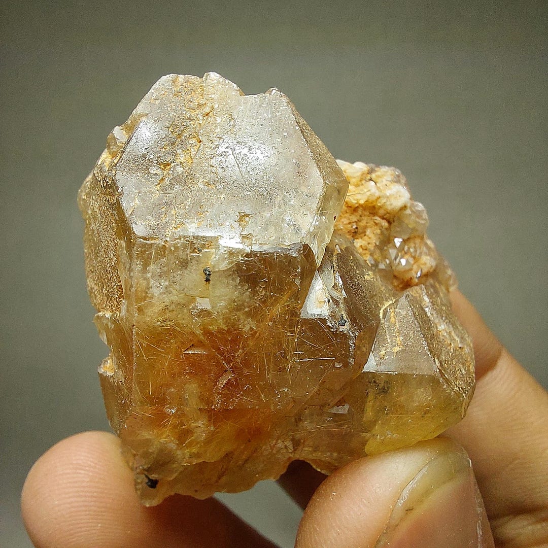 Quartz With Byssolite & Astrophylite Inclusions - From Zagi Mountains ...