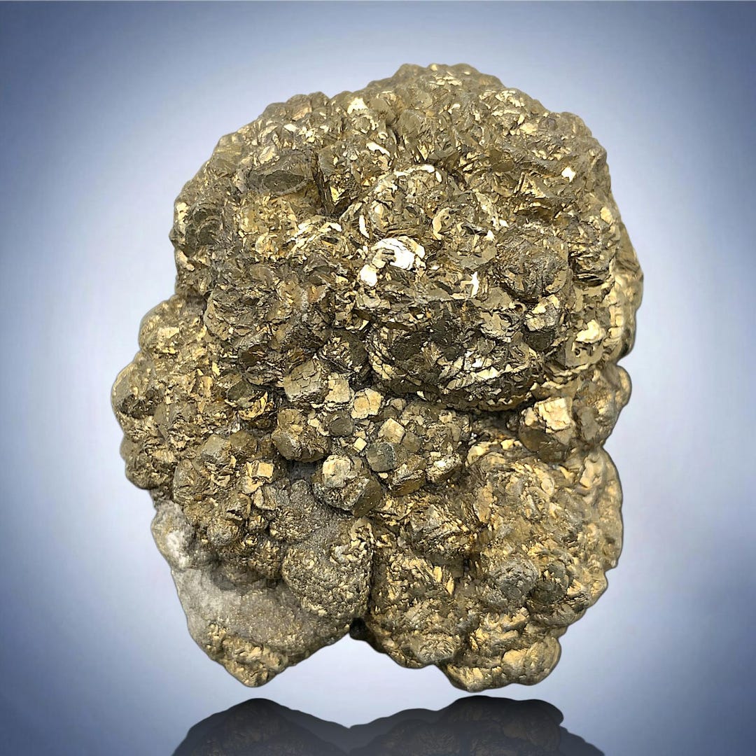 Pyrite Botryoidal Cluster: Rare Mineral Specimen, Afghanistan, 316g - Etsy