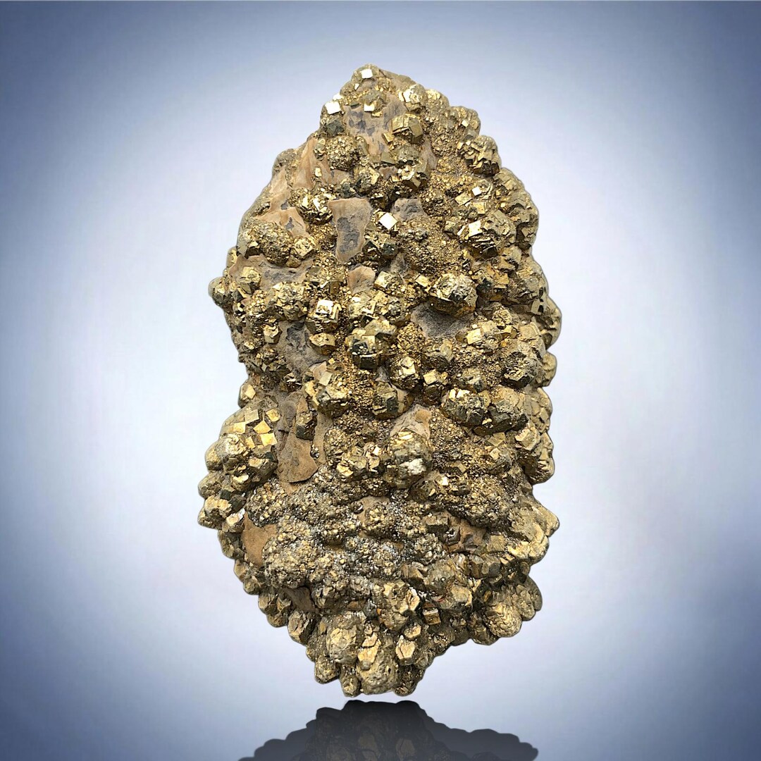 Botryoidal Pyrite Cluster: Rare Mineral Specimen, Afghanistan, 327g - Etsy
