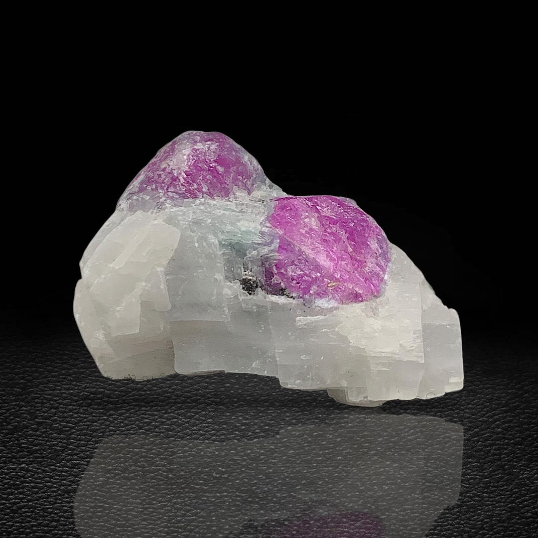 Ruby Fluorescent Crystal on Matrix Natural Mineral Specimen From ...