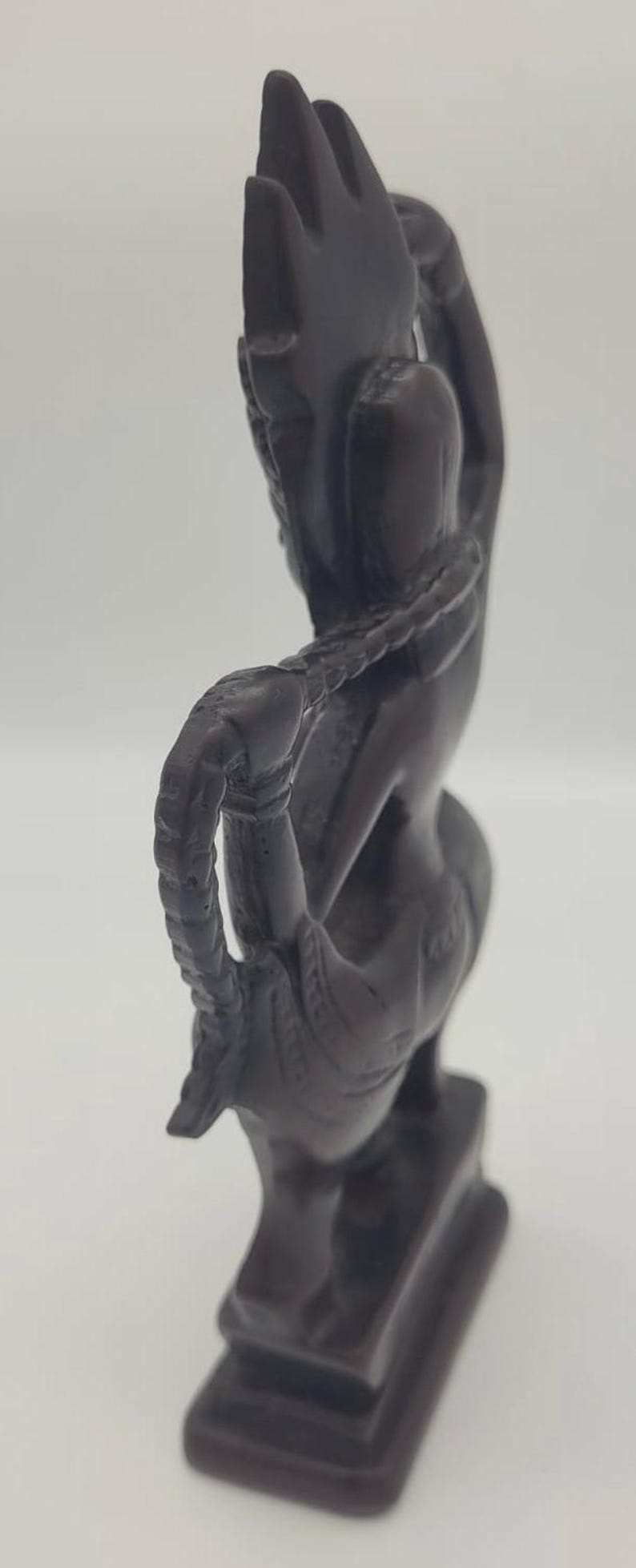 Apsara Goddess Statue 8" – Hand-finished Resin Angkor Wat Decor ...
