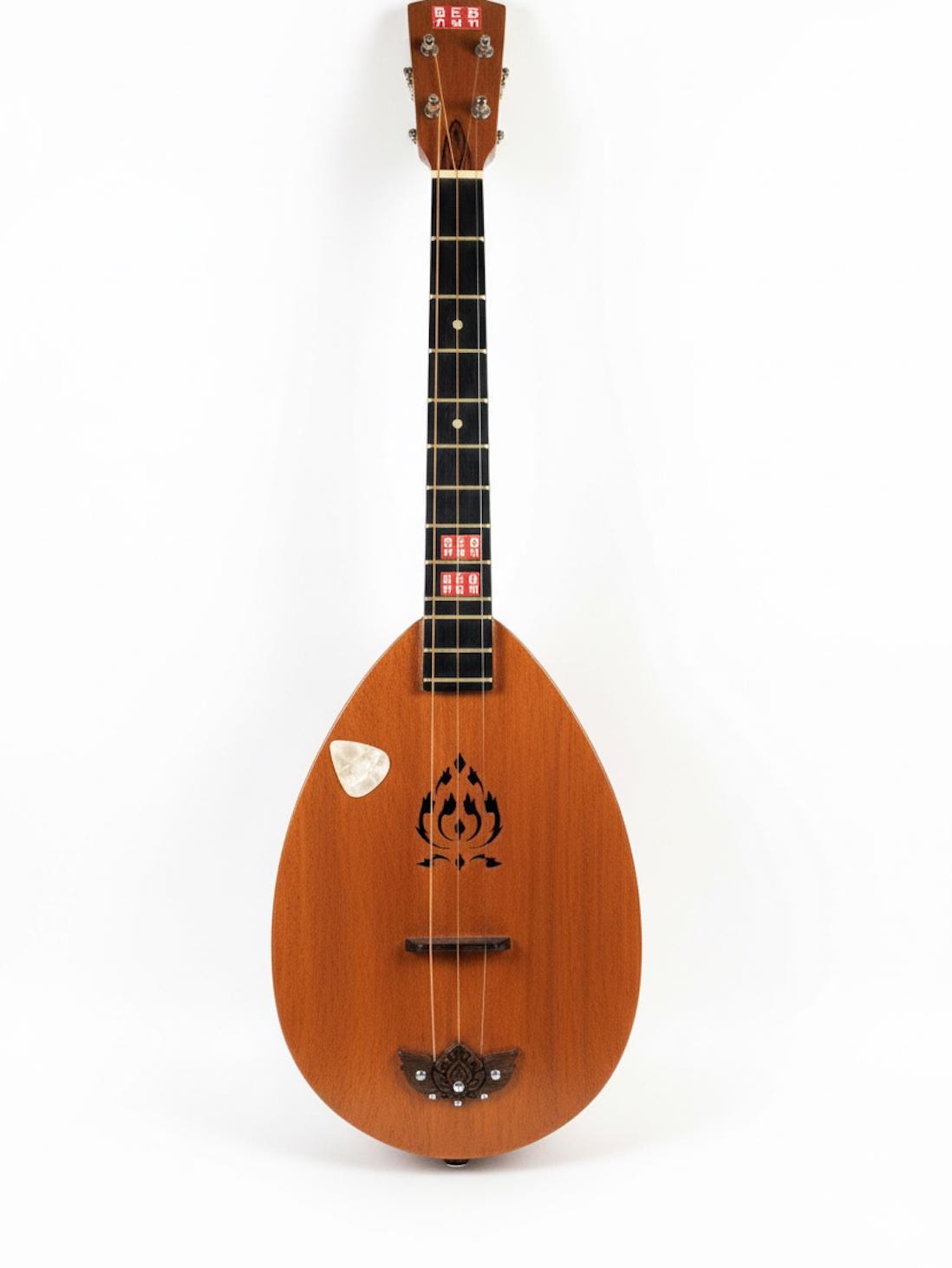 Thai Harp Lute Phin – Handmade Yod Nam Guitar | Naga Head Carving ...