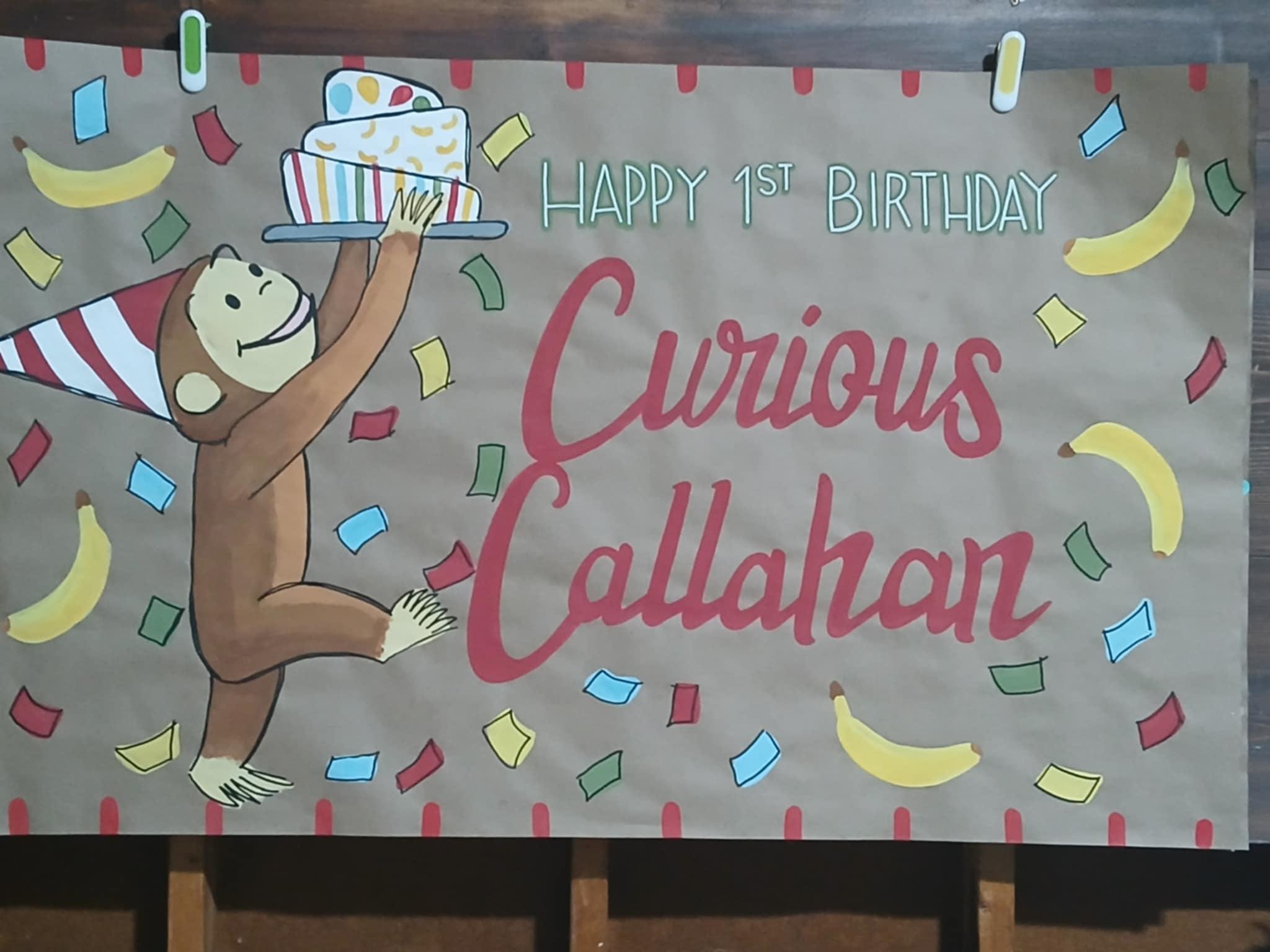 Handpainted Customizable Character Birthday Banner - Etsy