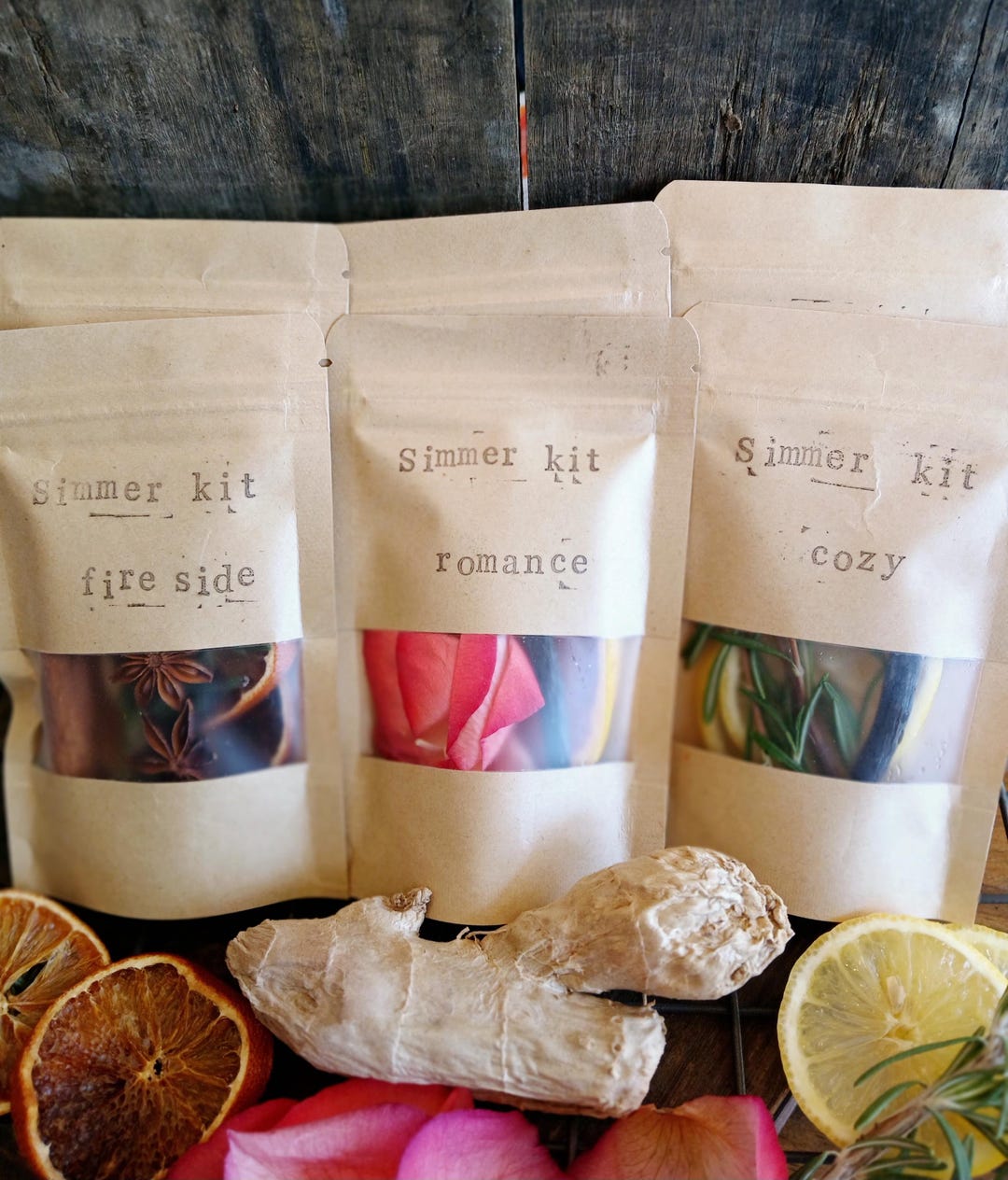 Simmer Pot Kits- Variety Pack of 3, Fragrance, Natural, Mom, Wife, Sister, Bridesmaids ...