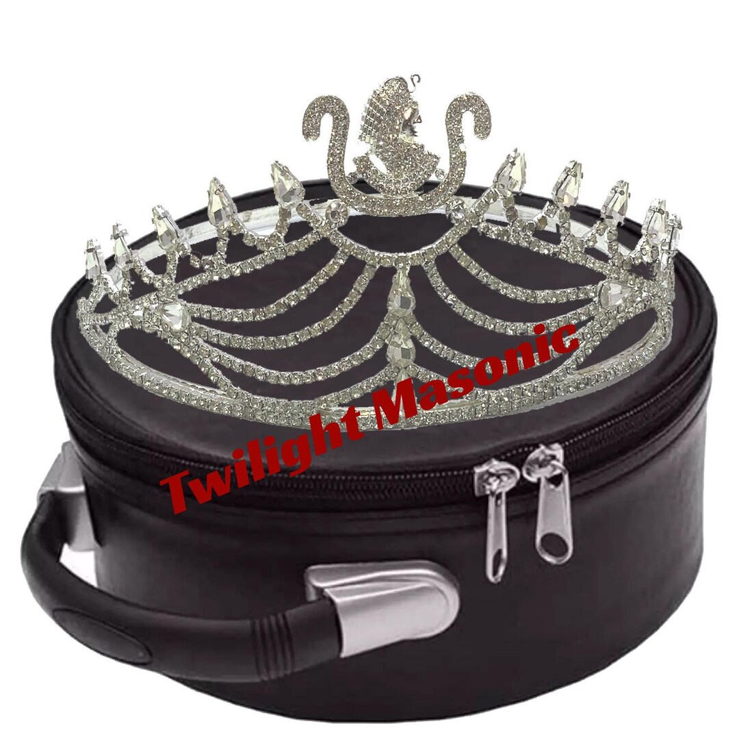 Masonic DOI Crown, Silver Tone Daughter of Isis Crown-free CASE- - Etsy