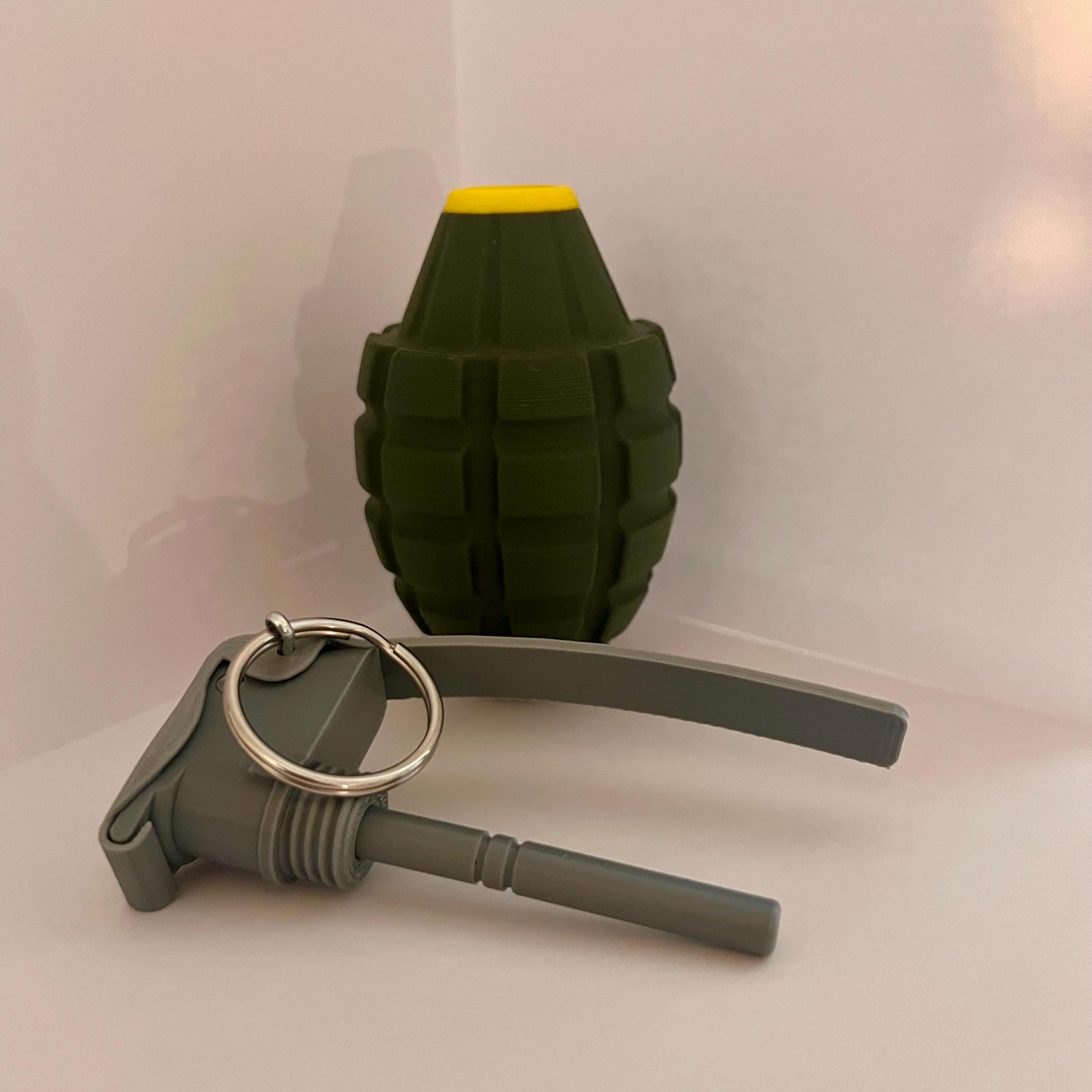 3D Printed WW1/WW2 US Mk 2 Frag Hand Grenade Training Model - Etsy