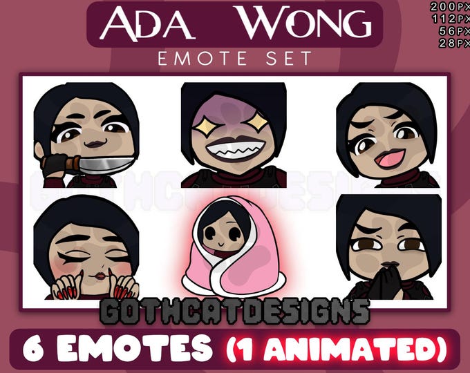 Resident Evil / Ada Wong 13 Emotes / Pack 1 / Ada Wong Resident Evil ...
