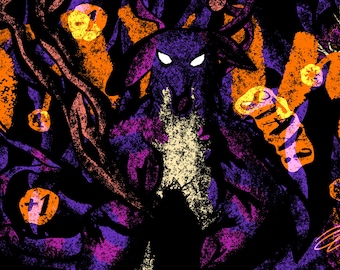 FOILED OUT TAYAM Luminous Lugubrious Goldsaber Playmat - Etsy