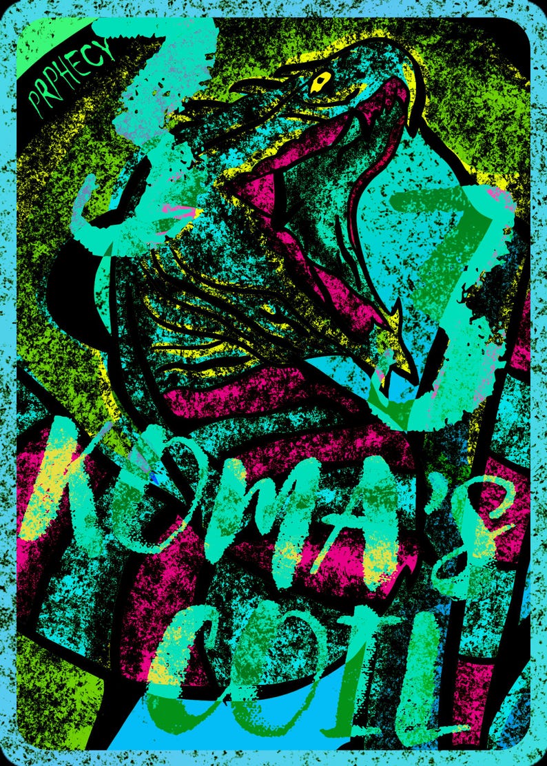 CUSTOM MTG Koma's Coil Token - Etsy