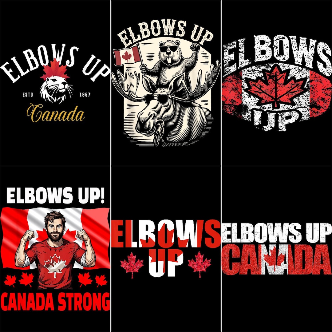 Elbows up Canada PNG Design Bundle - Digital Download | Canadian Pride ...