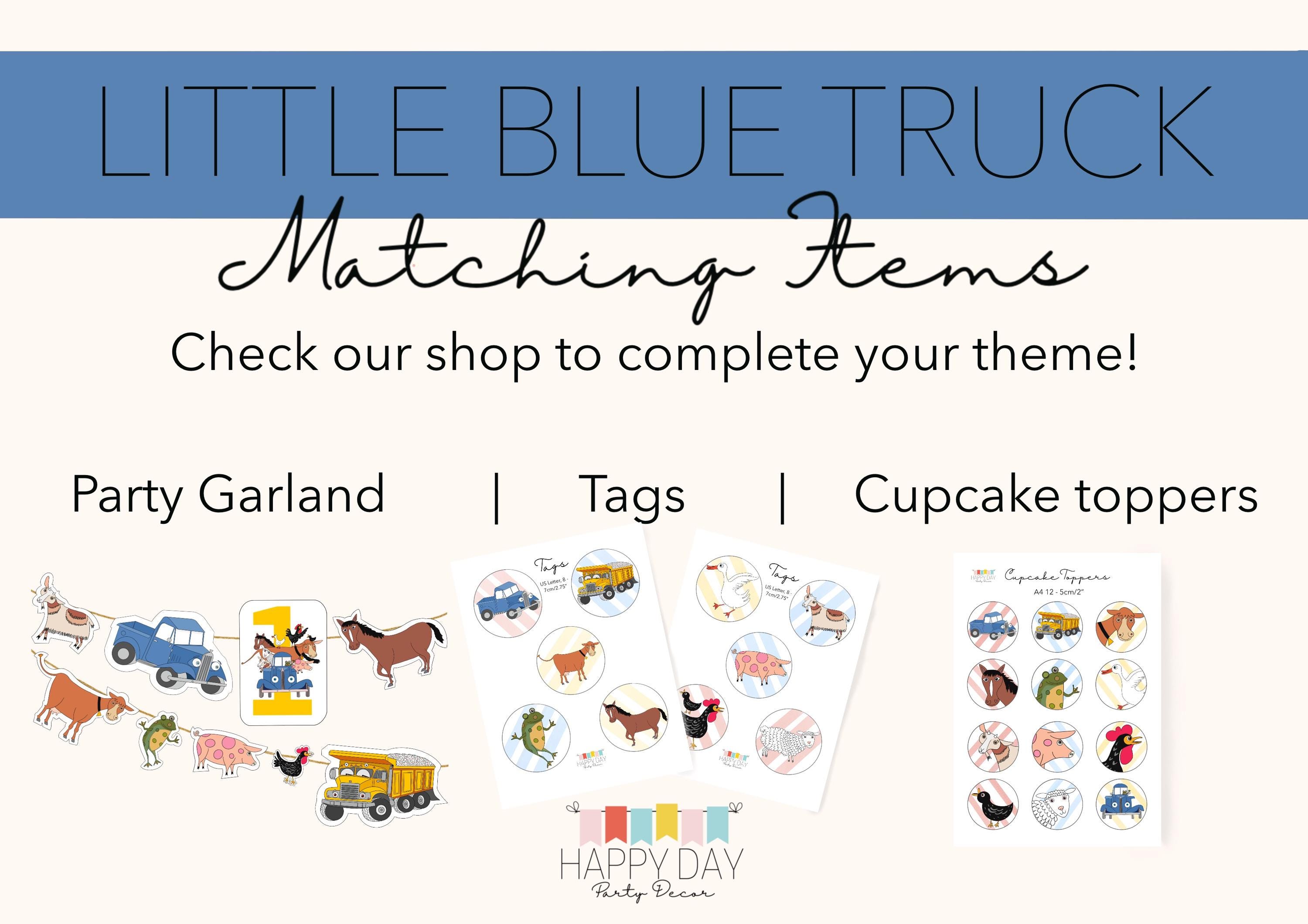 Little Blue Truck Coloring Pages | Little Blue Truck Birthday | Little ...