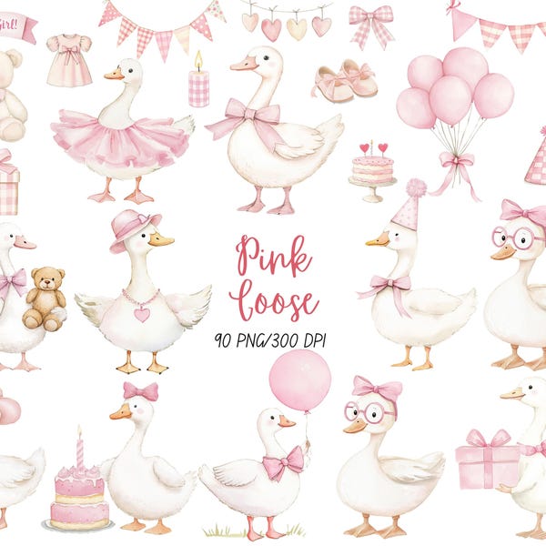 Girl Nursery Goose Art - Etsy UK