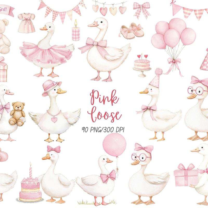 Girl Nursery Goose Art - Etsy UK