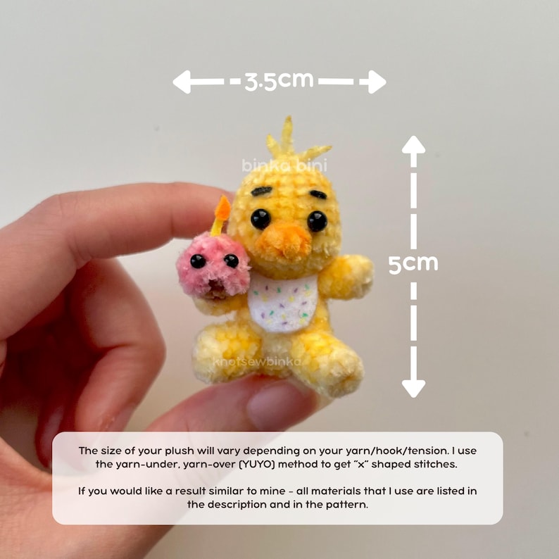 Fnaf 1-3 Mini Plushies PDF Crochet Pattern - Etsy