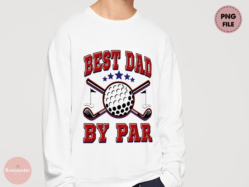 Best Dad by Par PNG Golf Dad PNG Sublimation Png Design for - Etsy