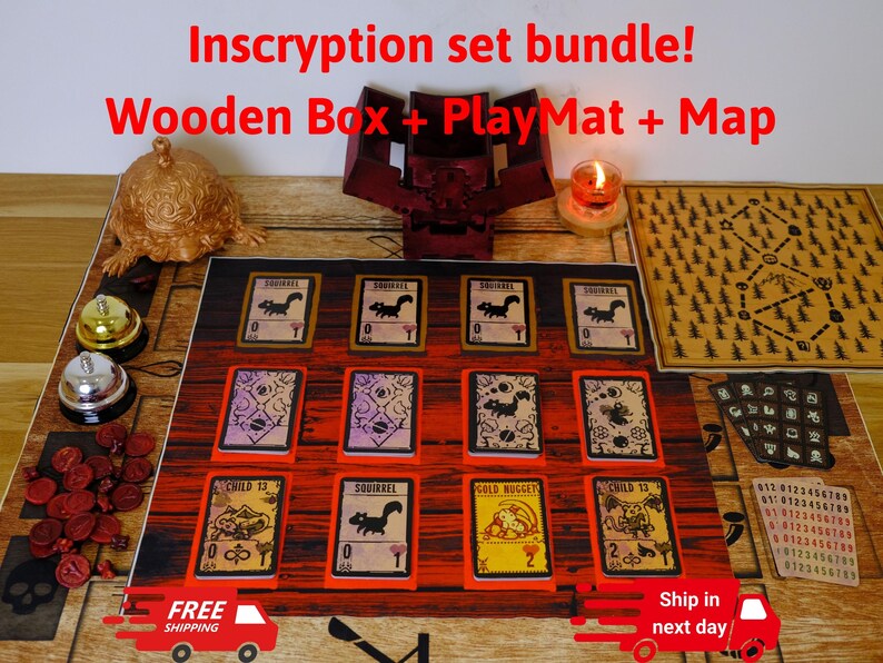 Inscryption ACT1 Deck • Inscryption Cards • 230 Cards • Cryptid ...