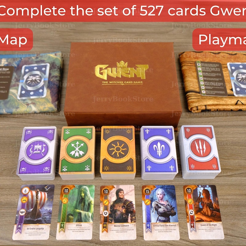 Witcher Game Cards - Etsy UK