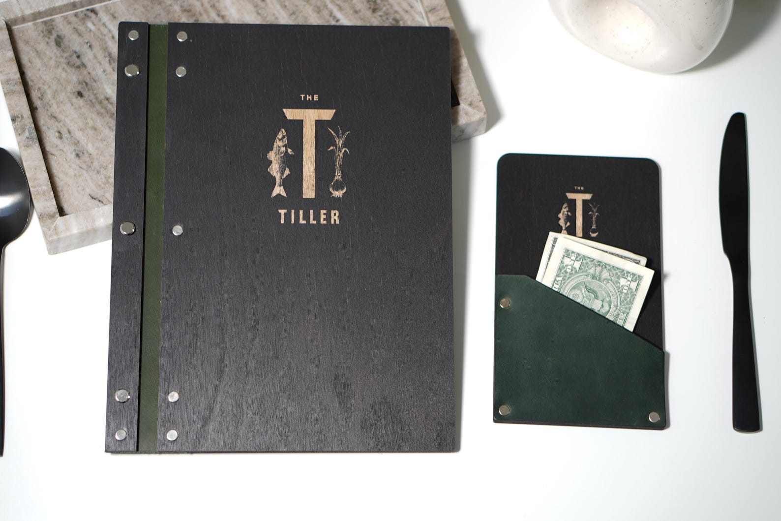 Personalized Wooden Check Presenter: Restaurant Bill Holder - Etsy