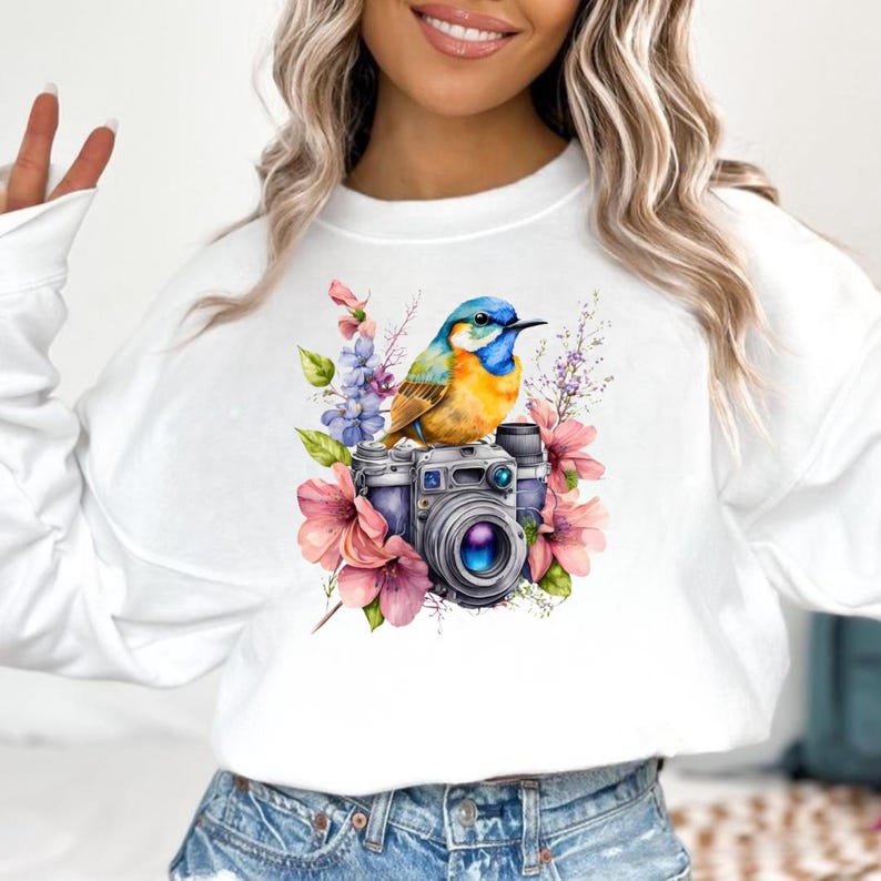 Floral Vintage Camera PNG Bundle | Photographer Sublimation Clipart ...