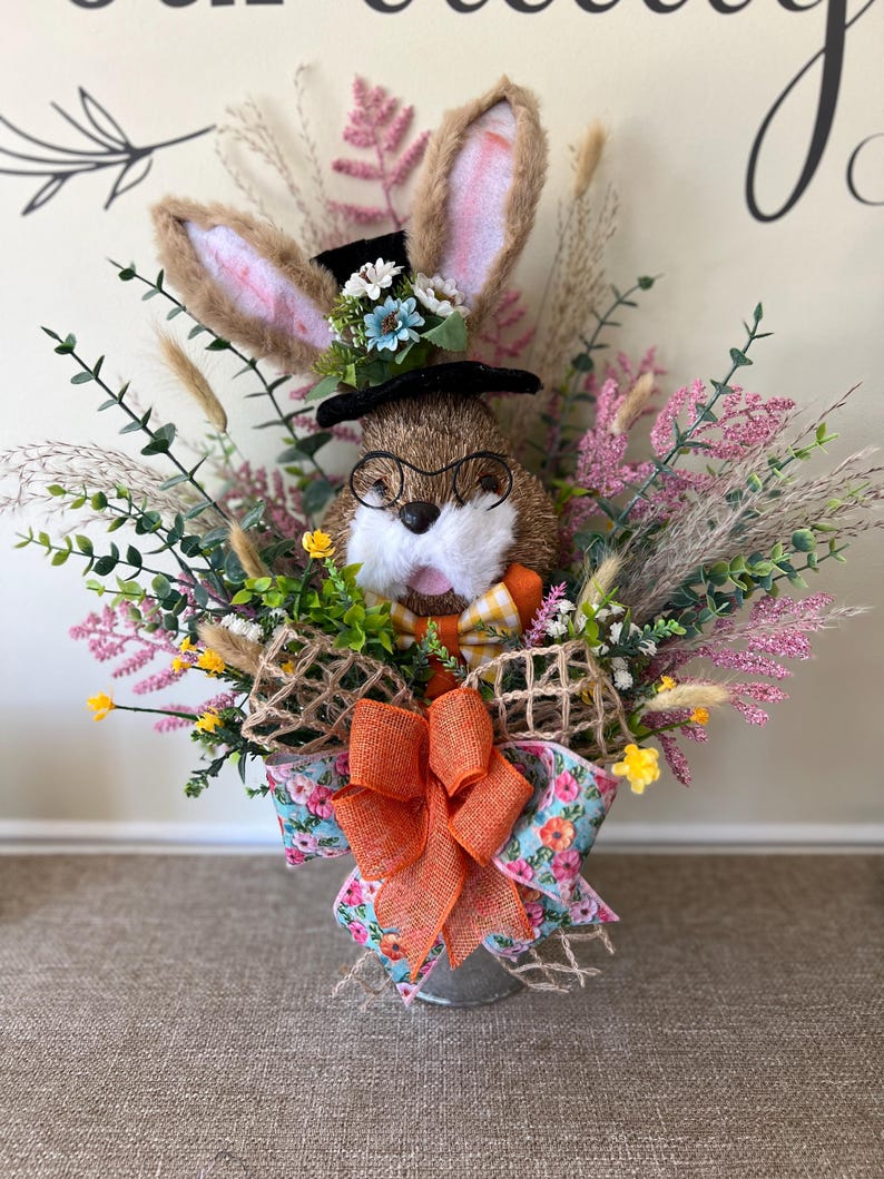 Easter Rabbit Arrangement - Etsy