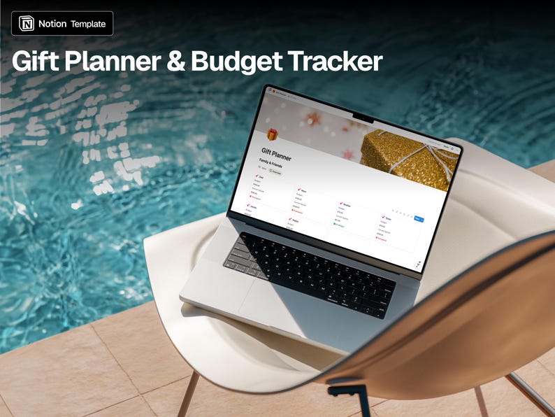 Gift Planner | Notion Budget Tracker (digital) - Etsy