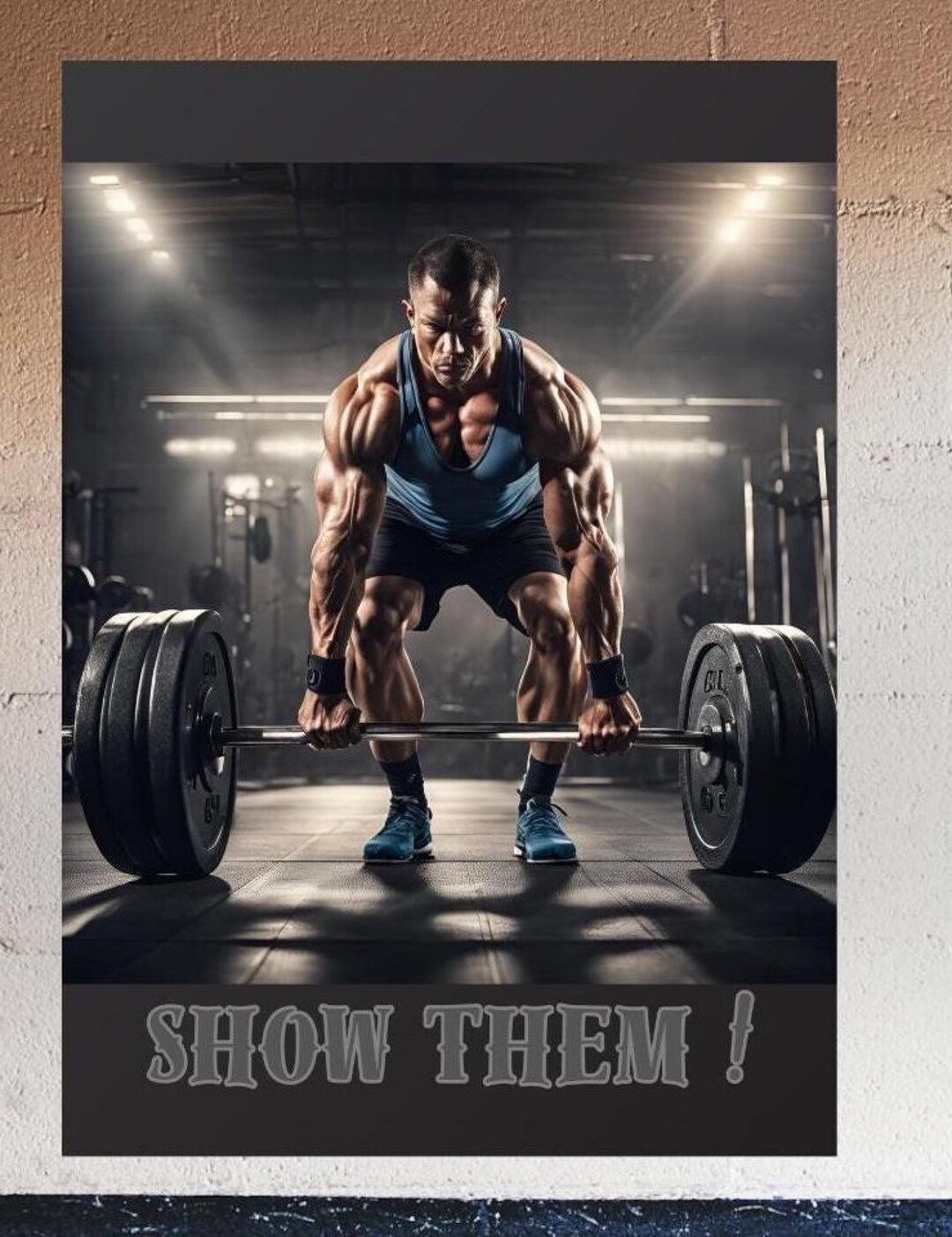Motivational Poster for Gym Wall A3 A4 Digital Graphics Training ...