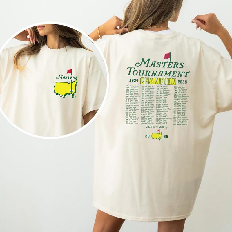 Masters 2025 Golf Shirt - Etsy