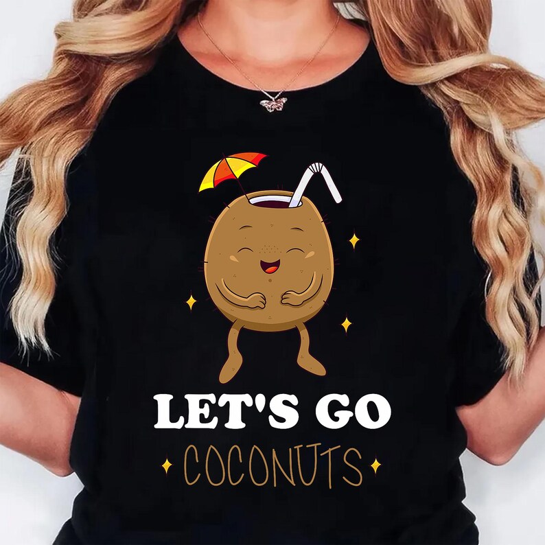 Funny Coconut PNG Bundle, Let’s Go Coconuts Tropical Summer Sublimation ...