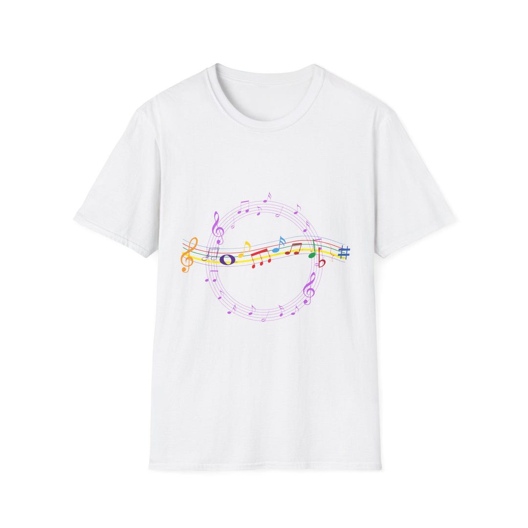 Musical Notes T-shirt, Perfect for Musicians, Music Lovers, Concerts ...