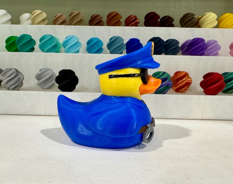 Police Officer Cop Duck Figure Toy - Etsy