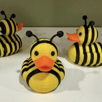 Bumble Bee Duck Figure Toy - Etsy