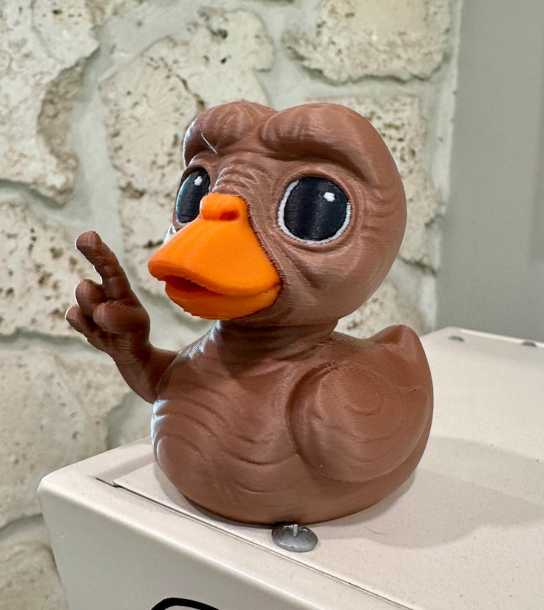 Extra-terrestrial Alien Duck Figure Toy - Etsy