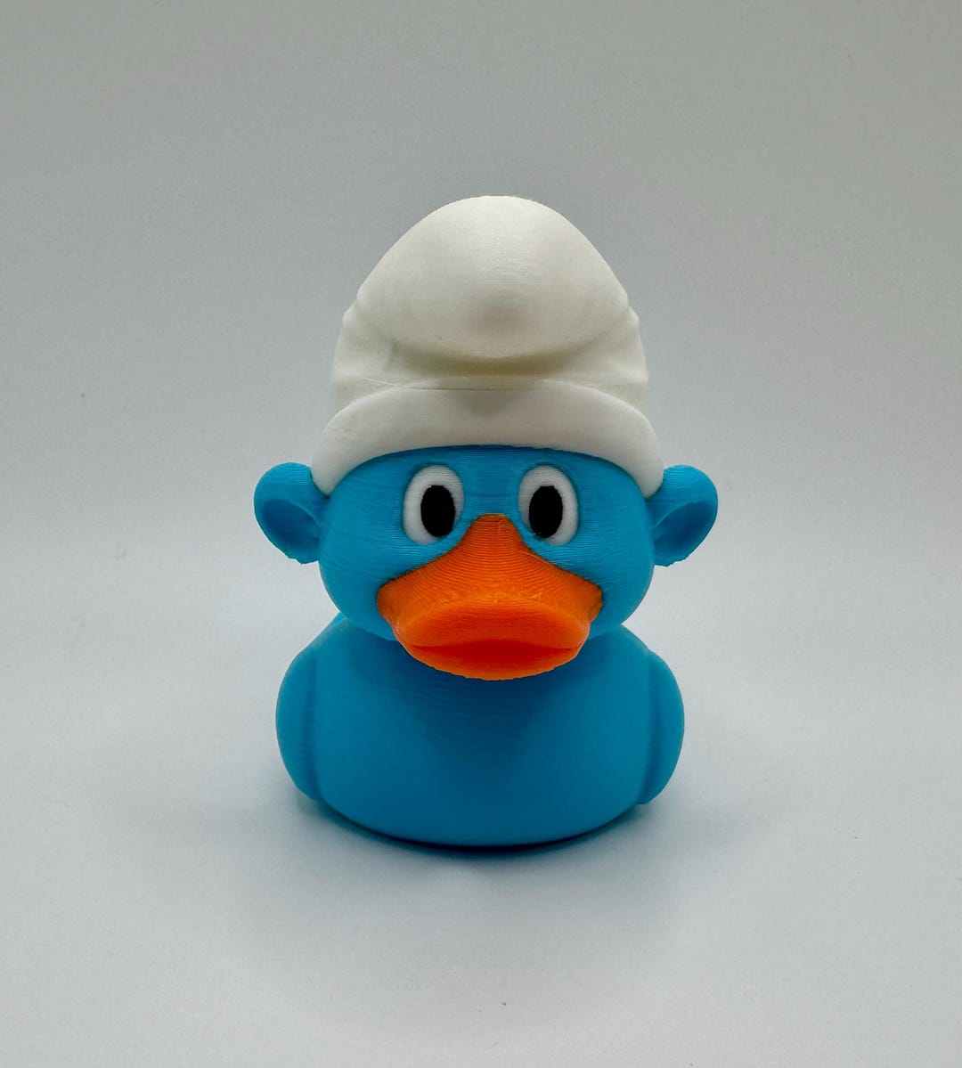 Blue Troll Cartoon Character Duck Figure Toy - Etsy