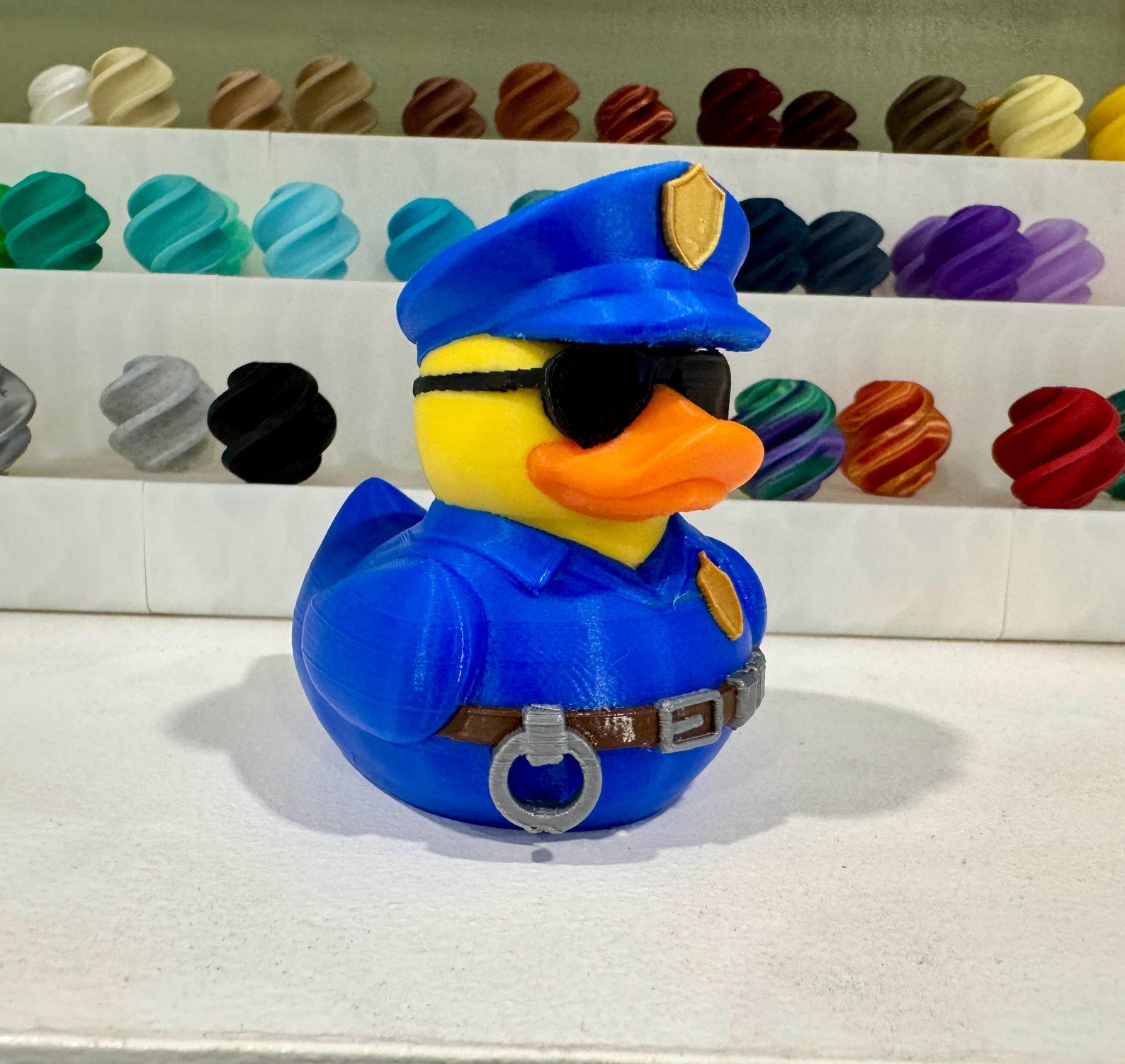 Police Officer Cop Duck Figure Toy - Etsy