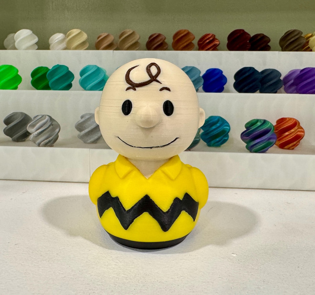 Bald Charlie Cartoon Boy Duck Figure Toy - Etsy