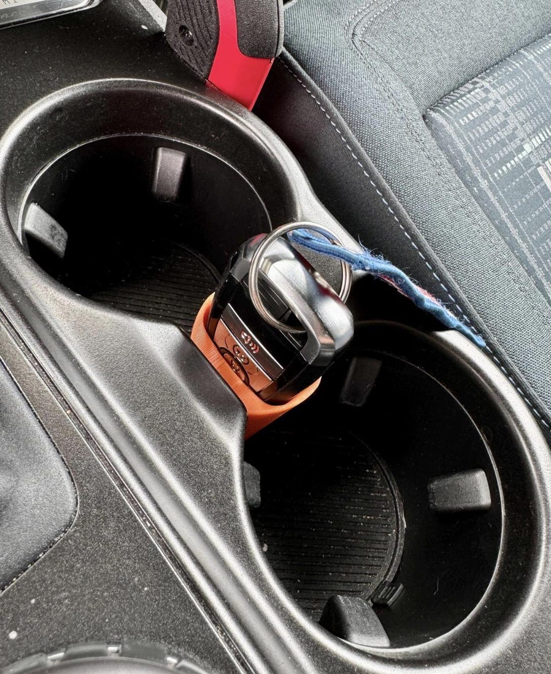 Key Fob Holder Insert for Cup Holder, Fits Full Size Bronco 2021-2025 ...