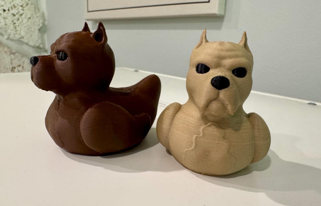 Pitbull, Pit Bull, Cane Corso Dog Duck Figure Toy - Etsy