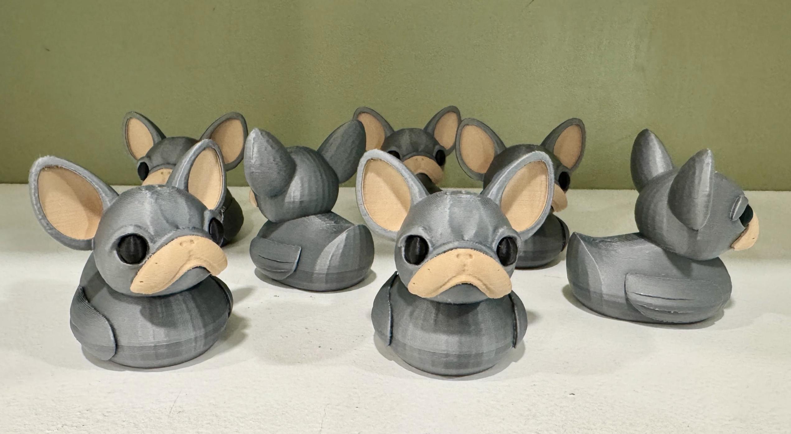 French Bulldog, Frenchie Duck Figure Toy - Etsy