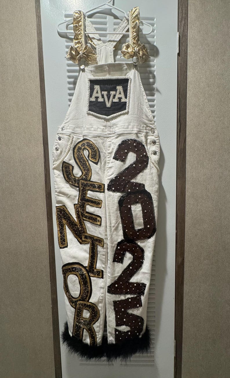 Custom Painted Denim Jeans: Personalized School Spirit, Graduation - Etsy