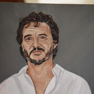 Pedro Pascal Original Painting - Etsy