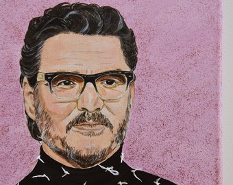 Pedro Pascal Original Painting - Etsy