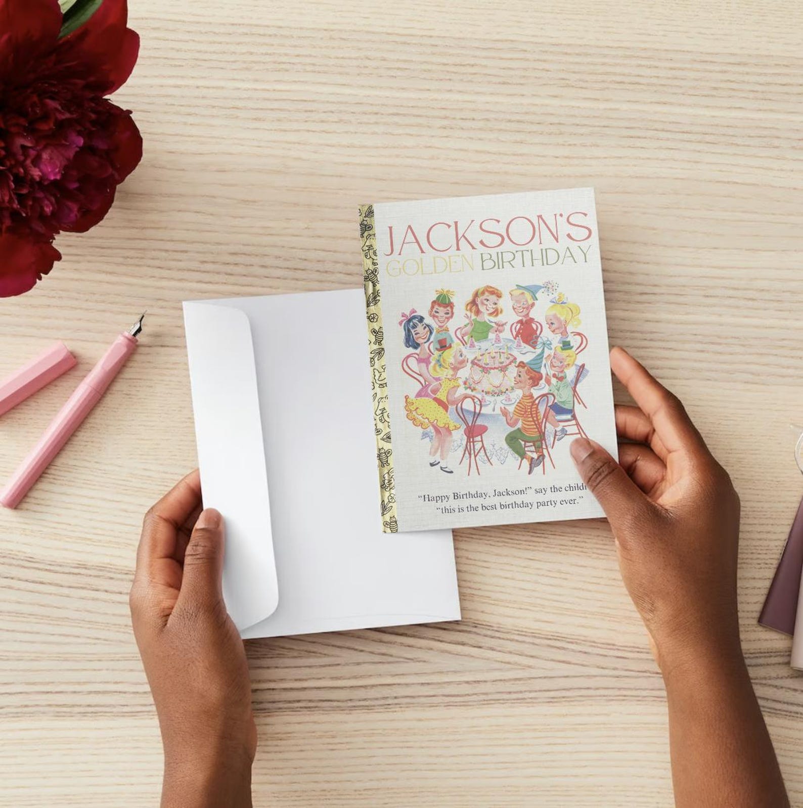 Editable Little Golden Book Birthday Invite - Etsy