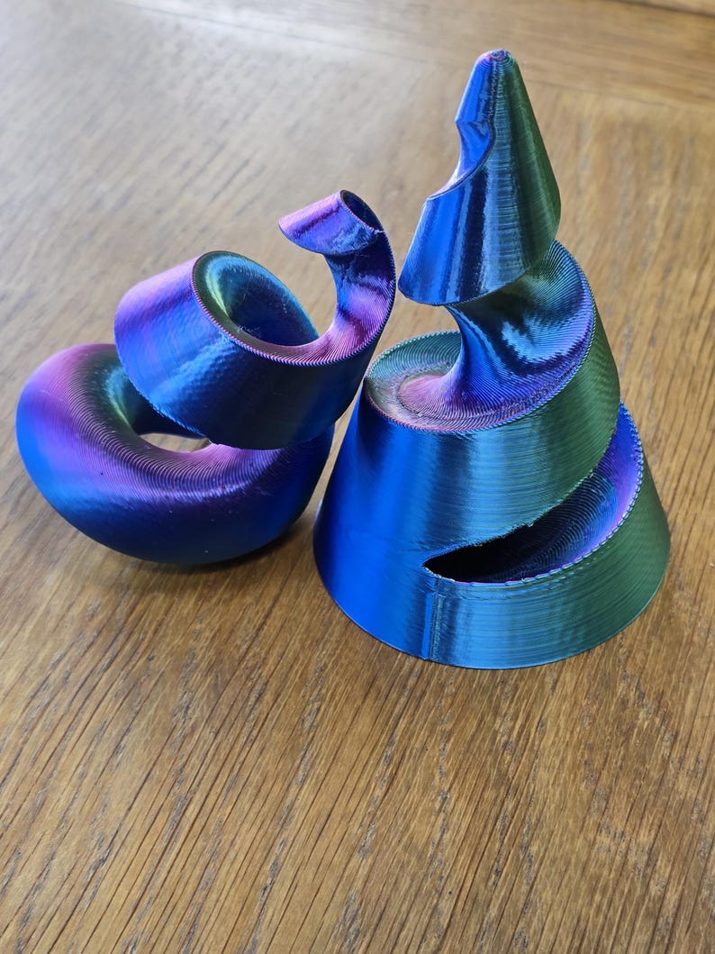 3D STL File for Printing. Combined Cone and Spiral - Etsy