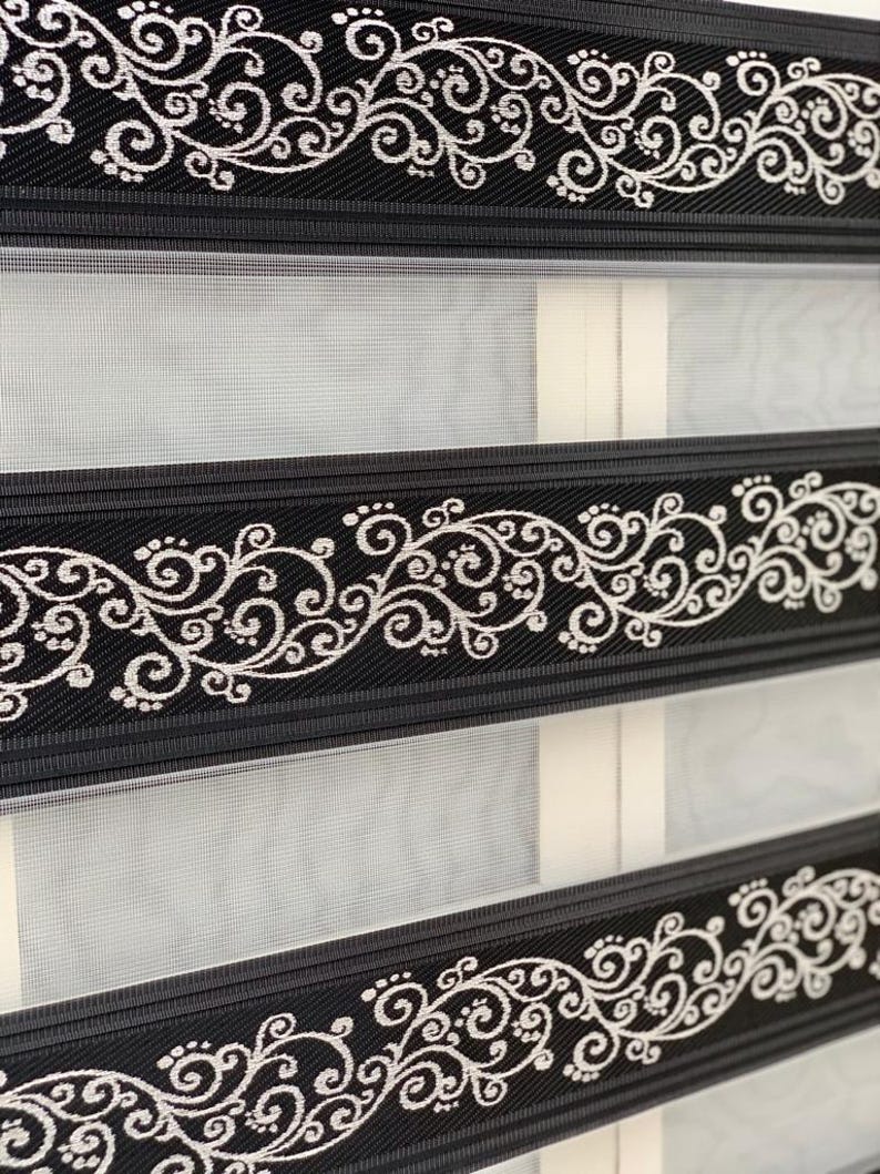 Zebra Roller Blind | Black and White Blind | Patterned Blind | Window ...