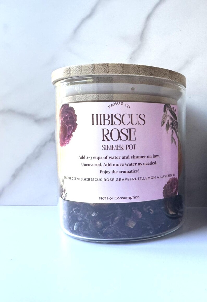 Simmer Pot Jar, Personalized Potpourri Gift, All Natural, Gift for Her ...